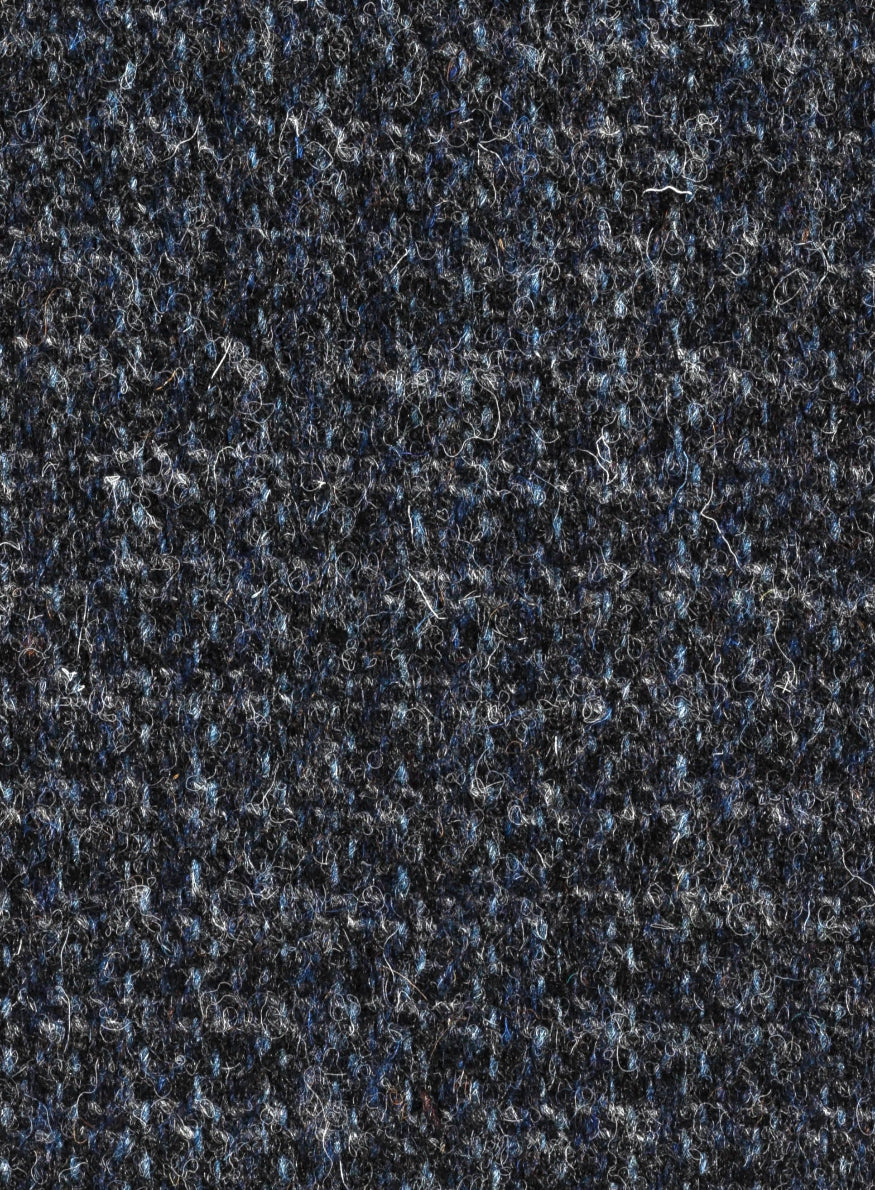 Harris Tweed Fabric - blue & grey, small weave effect | FWD 1713-C2 ...
