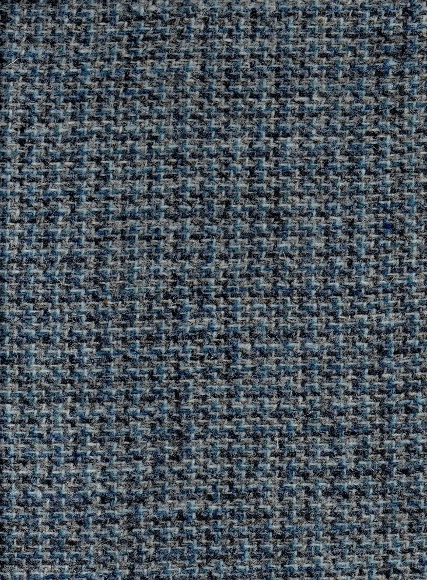 FWD 2300-B2 - Blue & Black Geometric Harris Tweed Fabric – Harris Tweed ...
