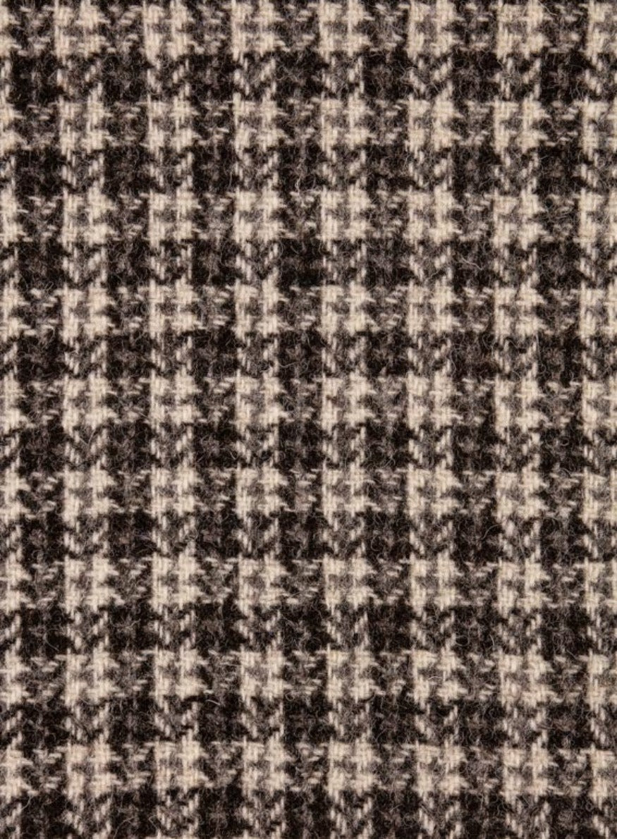 Grey & Black Check Undyed Harris Tweed - FWD 2400-NT2 – Harris Tweed ...