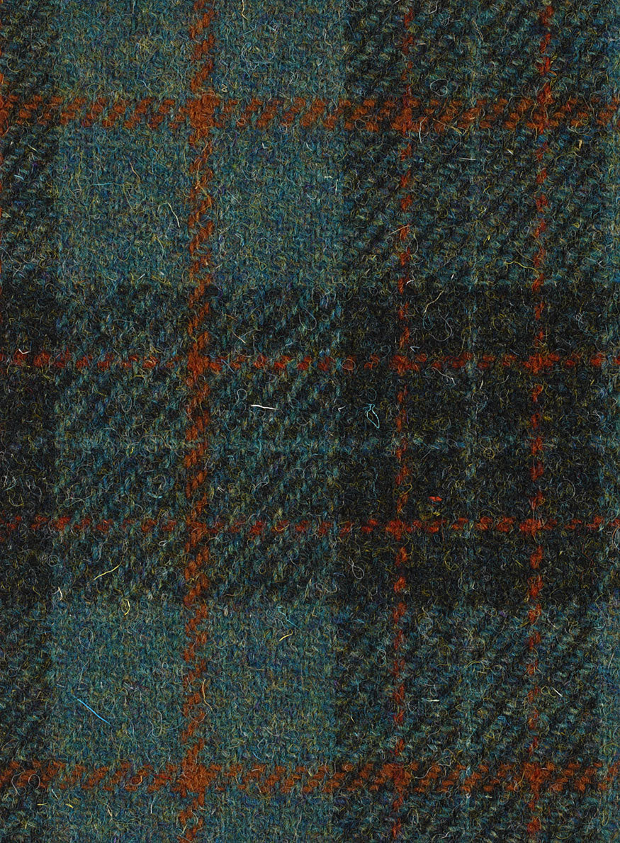 Green & Orange Tartan Harris Tweed - FWD TRT050 – Harris Tweed Hebrides Ltd