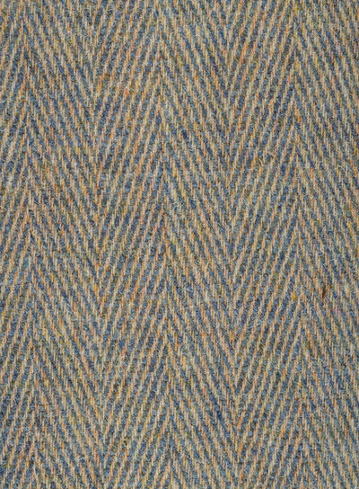 Harris Tweed Blue & Beige Herringbone Fabric | FWD 1904-B3 – Harris ...