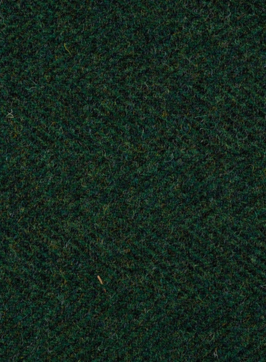 Harris Tweed Green Herringbone Fabric | FWD 1905-D4 – Harris Tweed ...