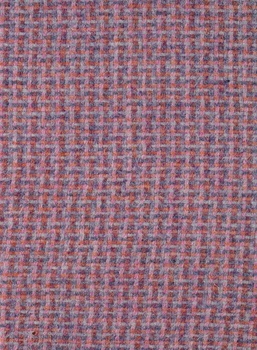 FWD 2107-F6 - Pink & Purple Geometric Harris Tweed Fabric – Harris ...