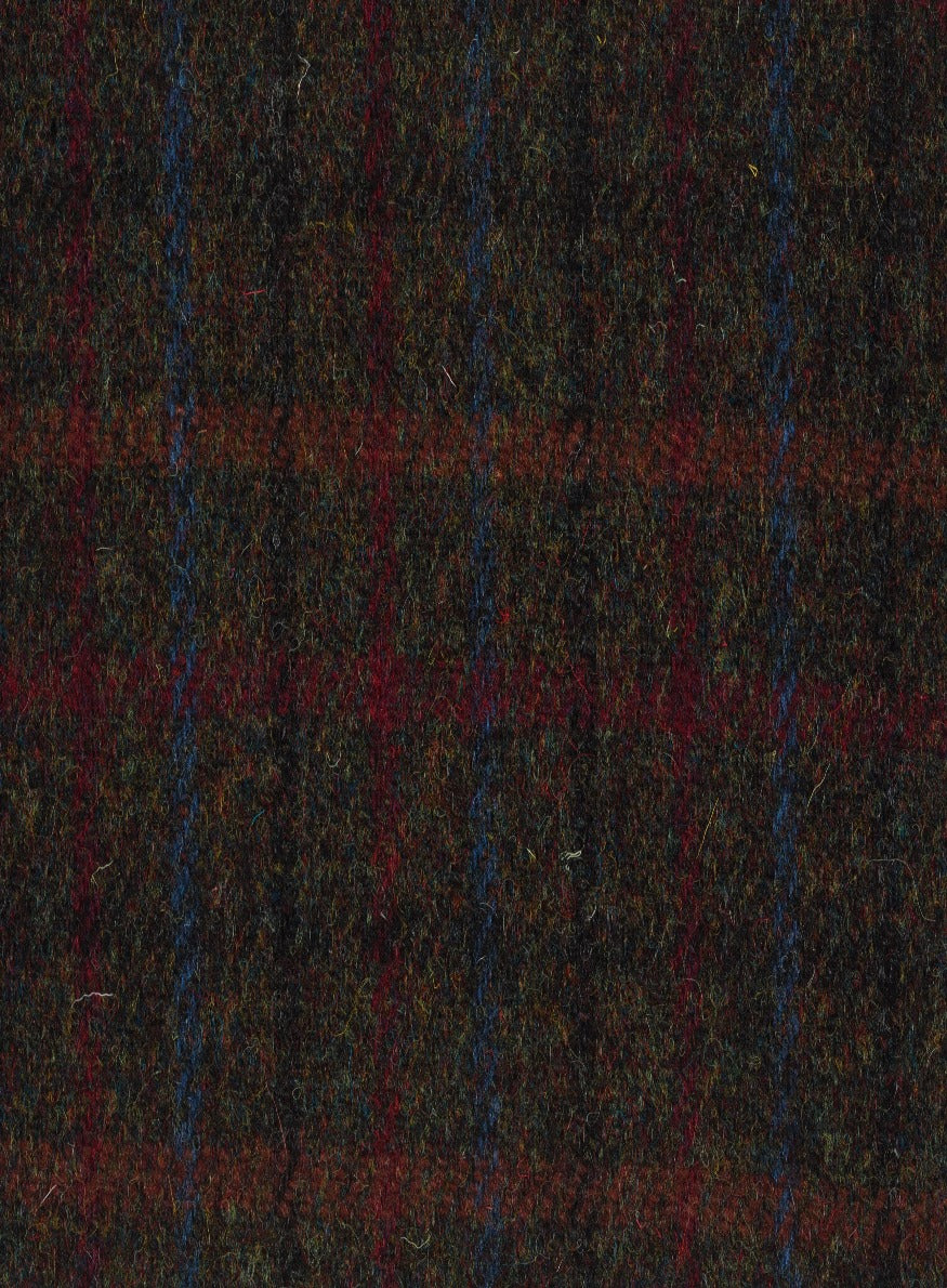 Harris Tweed - Green tartan Fabric – Harris Tweed Hebrides Ltd