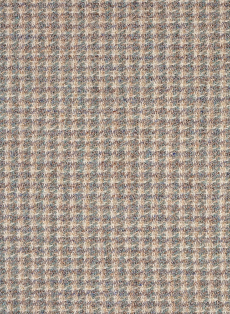 Harris Tweed - Beige Dogtooth Fabric – Harris Tweed Hebrides Ltd