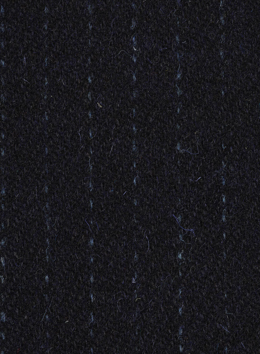 FWD HC404-E5 - Navy Stripe Harris Tweed Featherweight Fabric – Harris ...
