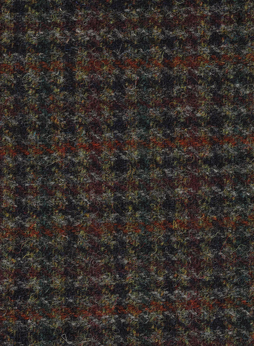Harris Tweed - Green & Navy Dogtooth Fabric – Harris Tweed Hebrides Ltd