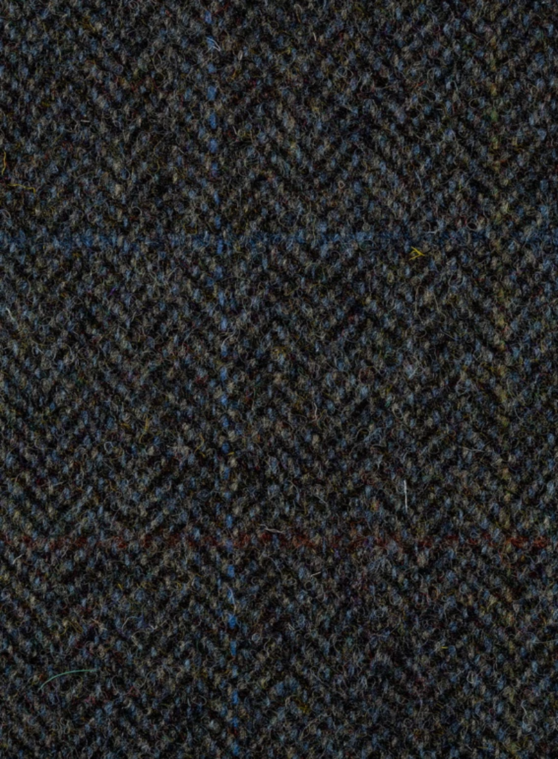 Harris Tweed Blue & Grey Herringbone Fabric | FWD HD509-E6 – Harris ...