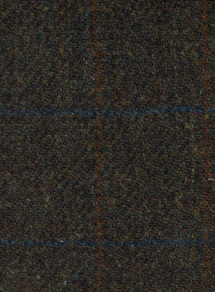 Harris Tweed - Green tartan Fabric – Harris Tweed Hebrides Ltd