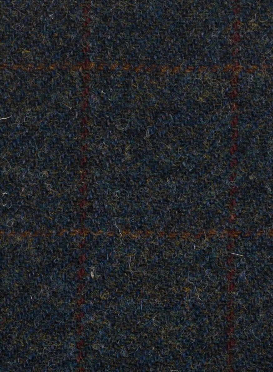 Blue Tartan Harris Tweed Fabric - FWD HH906-B2 – Harris Tweed Hebrides Ltd
