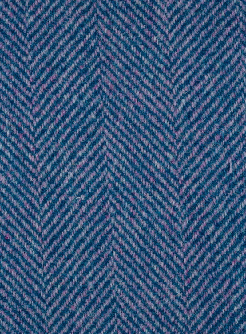 Harris Tweed Blue & Pink Wide Herringbone Fabric | FWD HTHS-66 – Harris ...