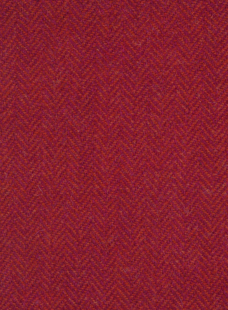 Harris Tweed Orange & Pink Herringbone Fabric | FWD HTHS-09 – Harris ...