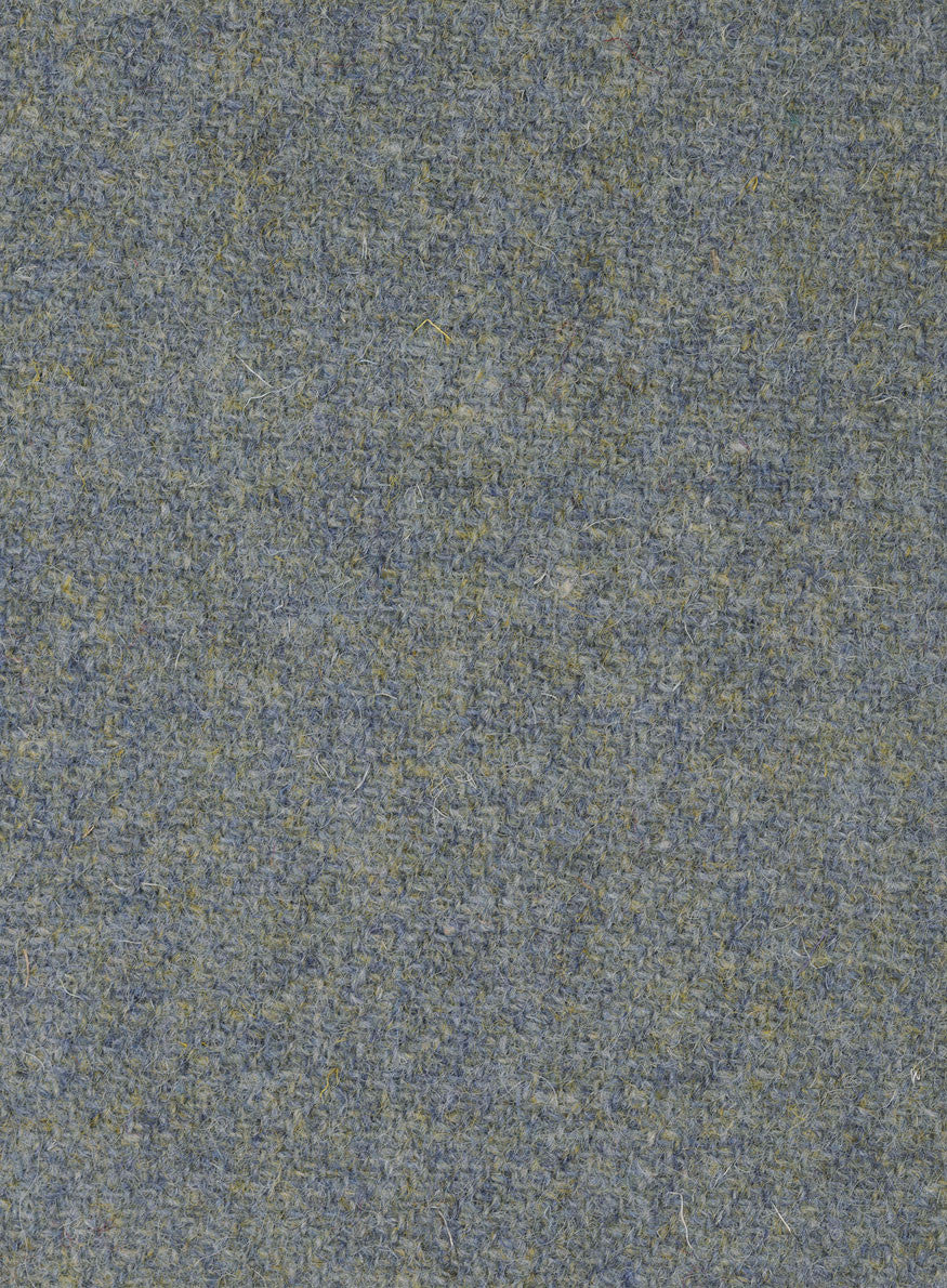 Plain Blue Authentic Harris Tweed Fabric - Swatches Available – Harris ...