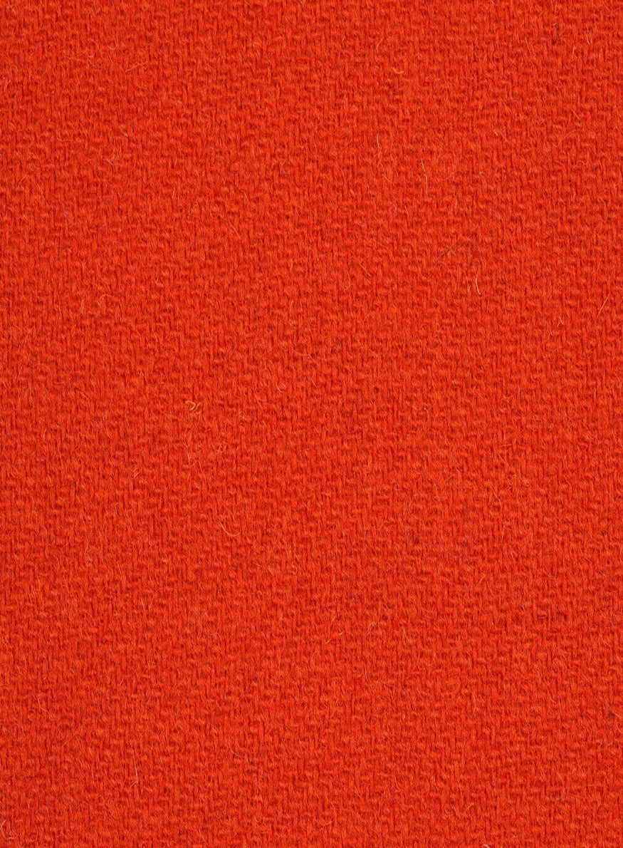 Plain Orange Fabric - Harris Tweed of Hebrides – Harris Tweed Hebrides Ltd