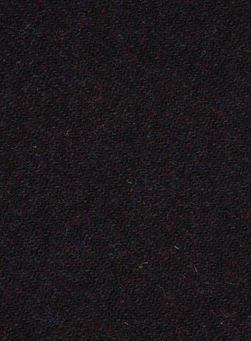 Plain Dark Heather Navy Fabric - Harris Tweed of Hebrides – Harris ...