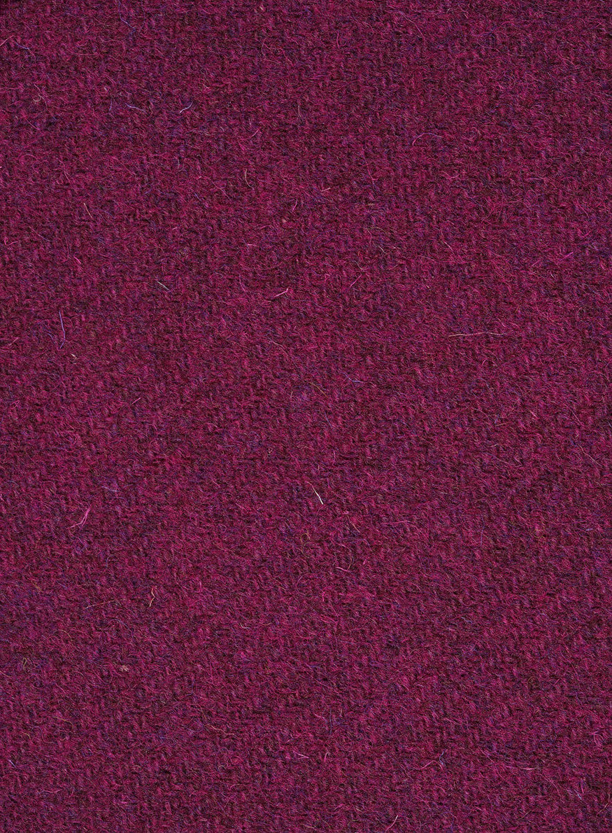 Plain Purple Harris Tweed Fabric -Swatches Available - FWD YC186 ...