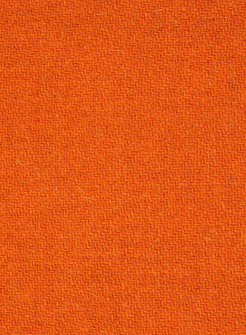 Plain Bright Orange Harris Tweed Fabric - Swatches Available – Harris ...