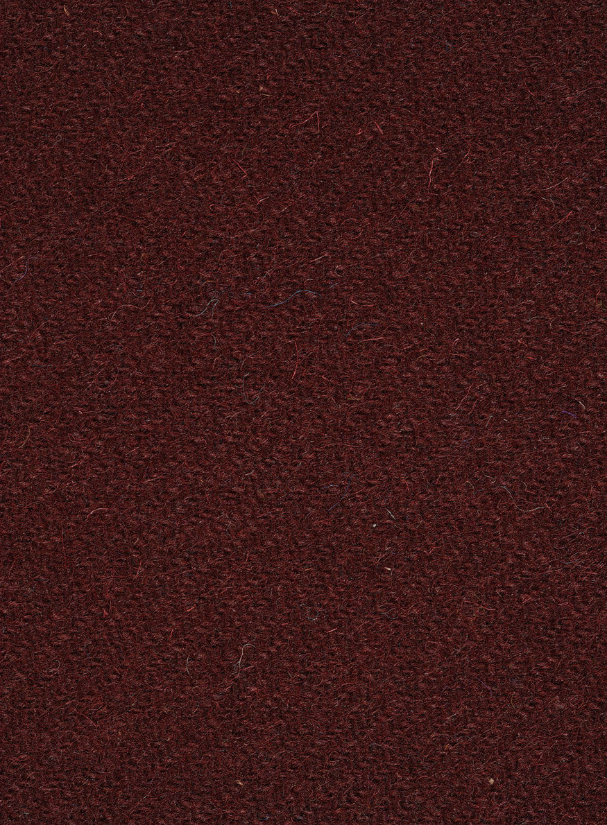 Plain Dark Red Harris Tweed Fabric - Swatches Available – Harris Tweed ...