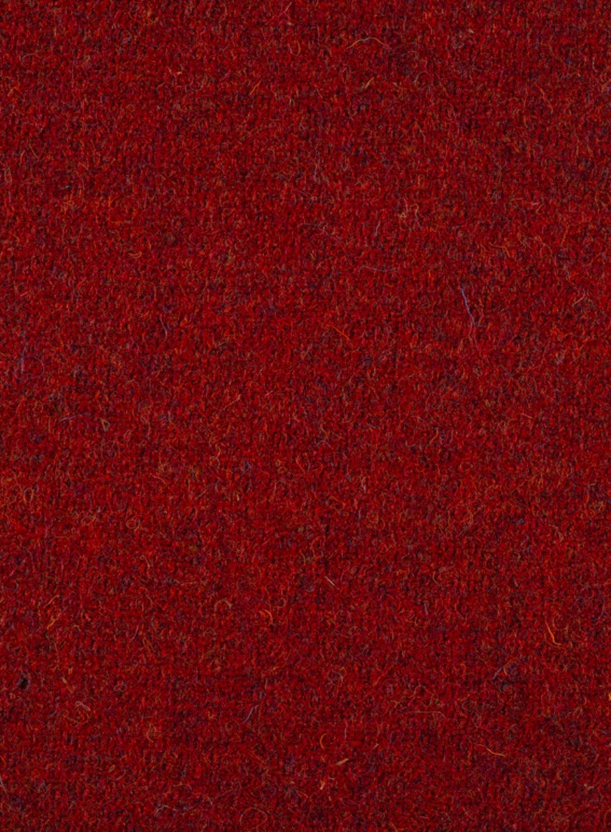 Plain Red Fabric - Harris Tweed of Hebrides – Harris Tweed Hebrides Ltd
